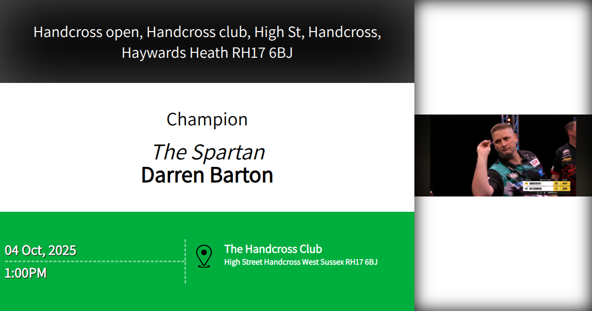 Handcross open, Handcross club, High St, Handcross, Haywards Heath RH17 6BJ