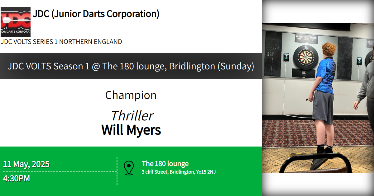 JDC VOLTS Season 1 @ The 180 lounge, Bridlington (Sunday)