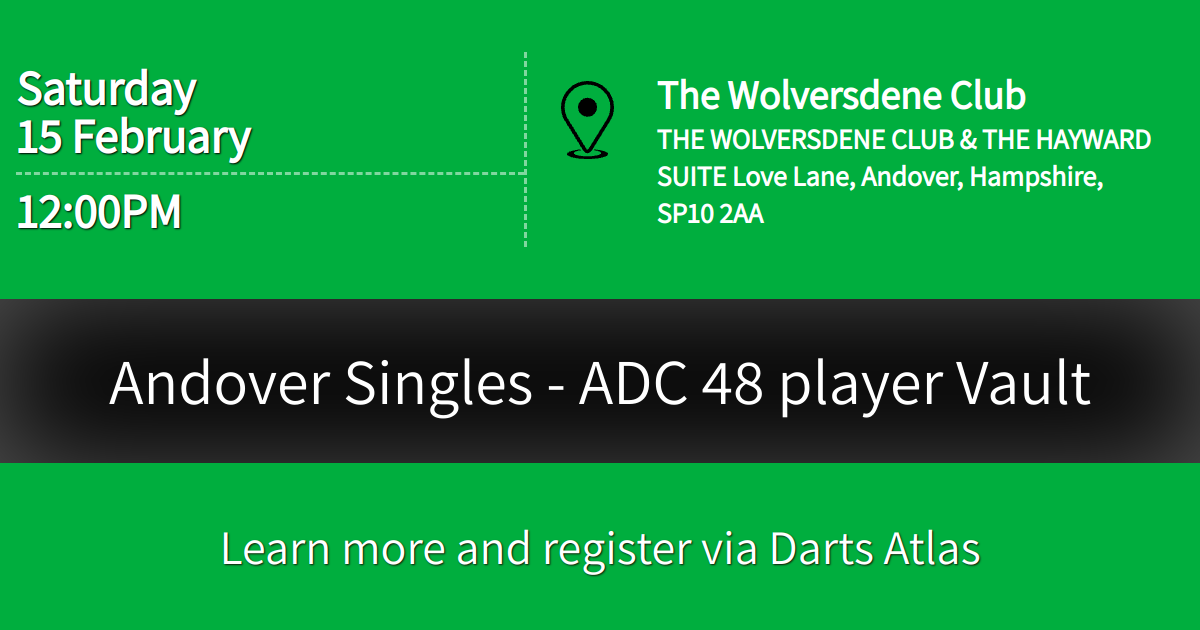 Andover Singles - ADC 48 player Vault