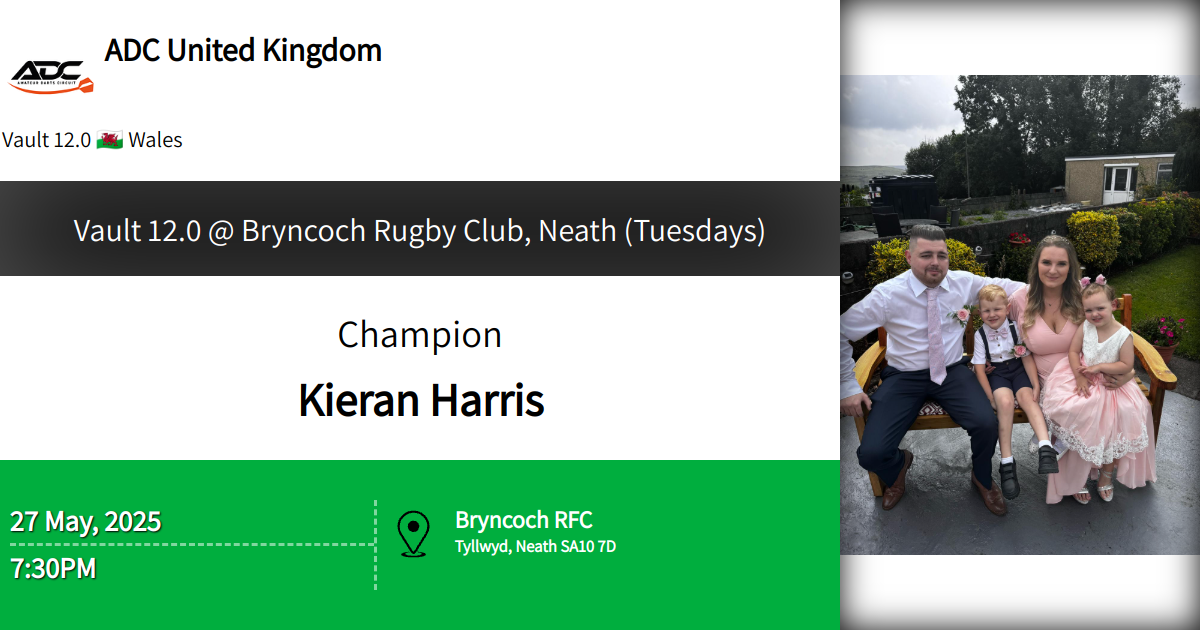 Vault 12.0 @ Bryncoch Rugby Club, Neath (Tuesdays)