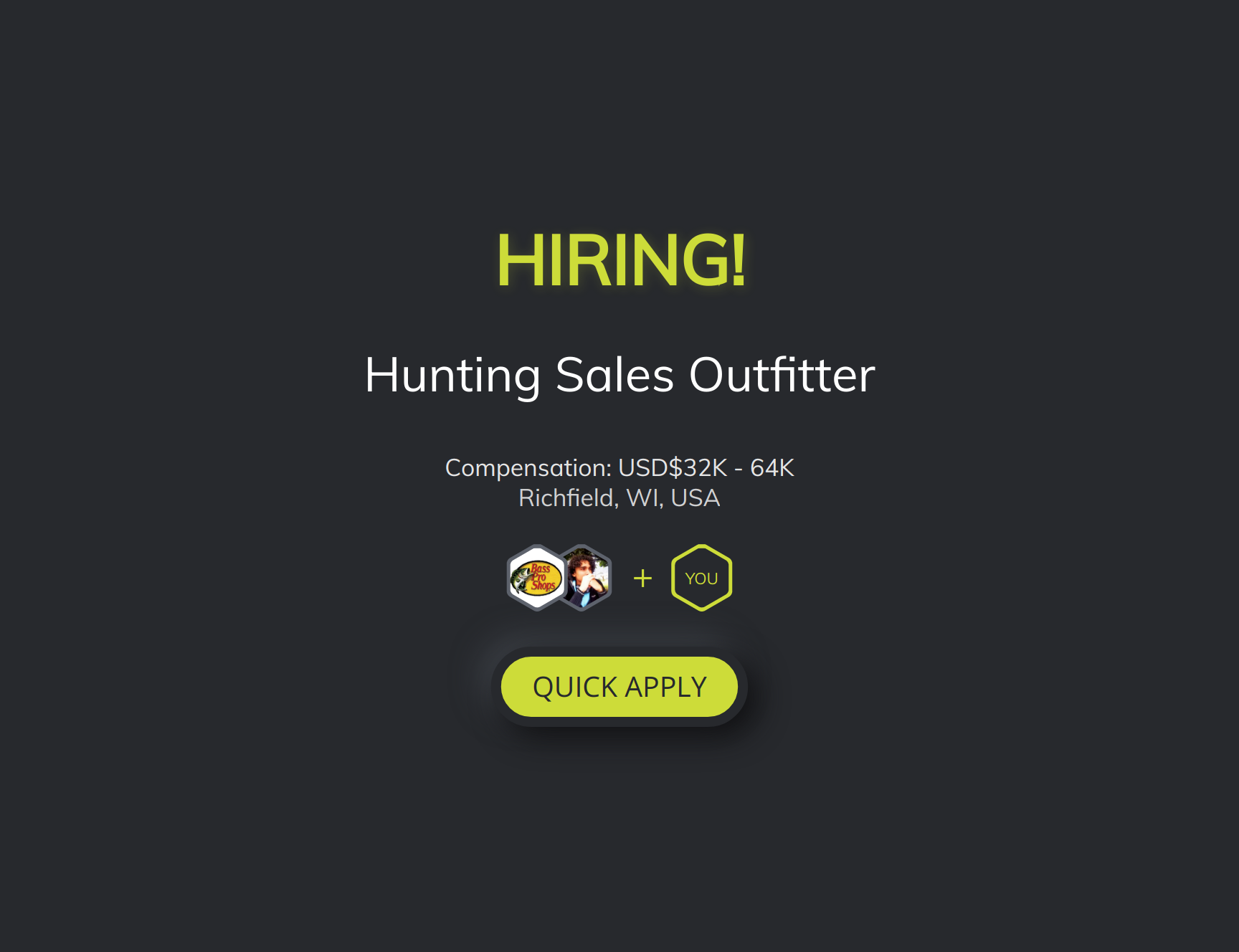 Hunting Sales Outfitter at Bass Pro Shops | Torre