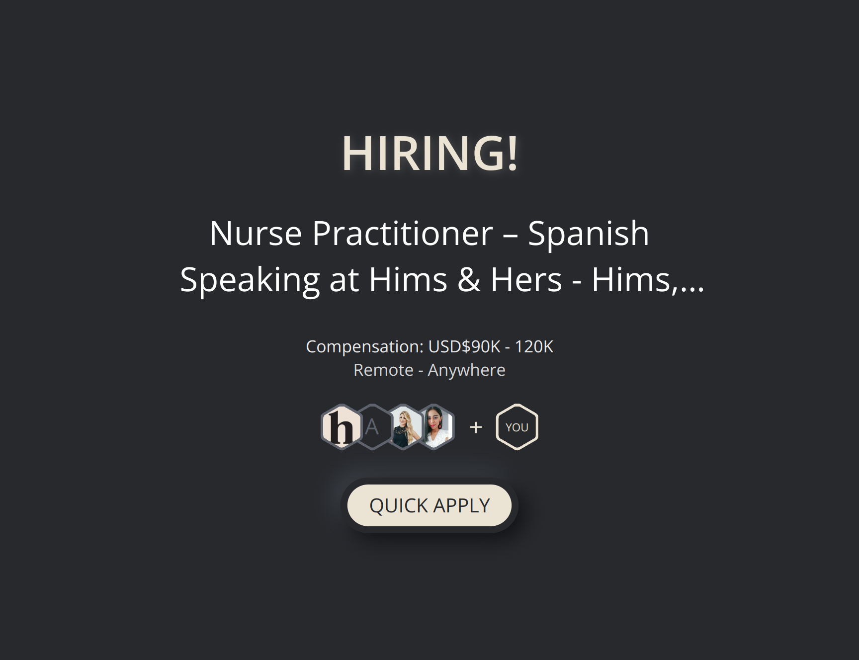 Nurse Practitioner – Spanish Speaking at Hims & Hers - Hims, Inc. at ...