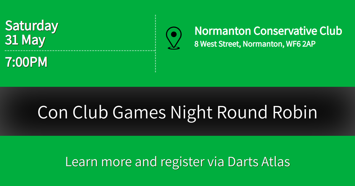 Con Club Games Night Round Robin