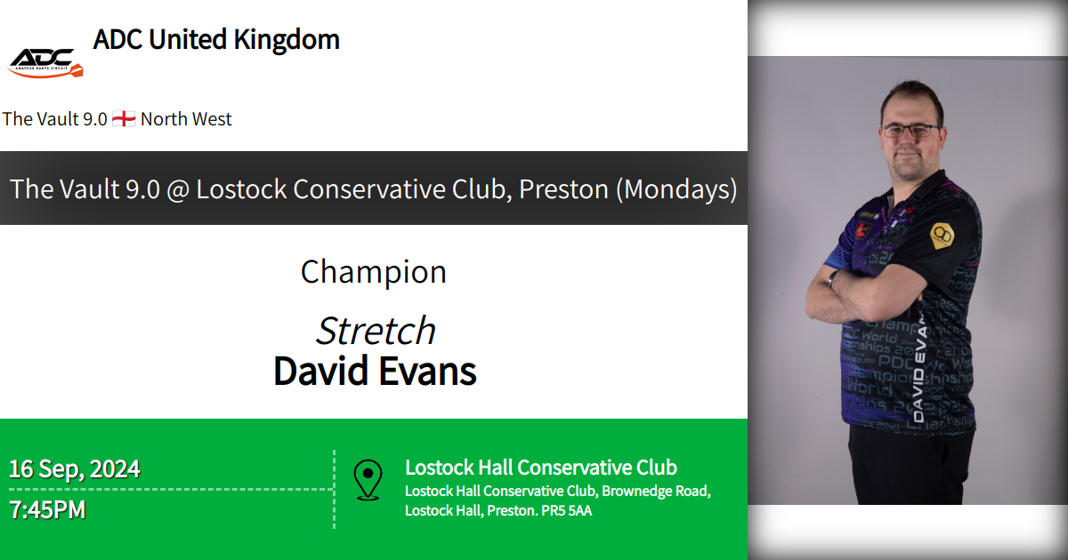 The Vault 9.0 @ Lostock Conservative Club, Preston (Mondays)