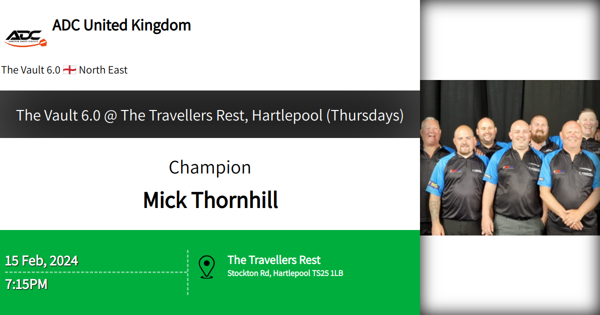 The Vault 6.0 @ The Travellers Rest, Hartlepool (Thursdays)