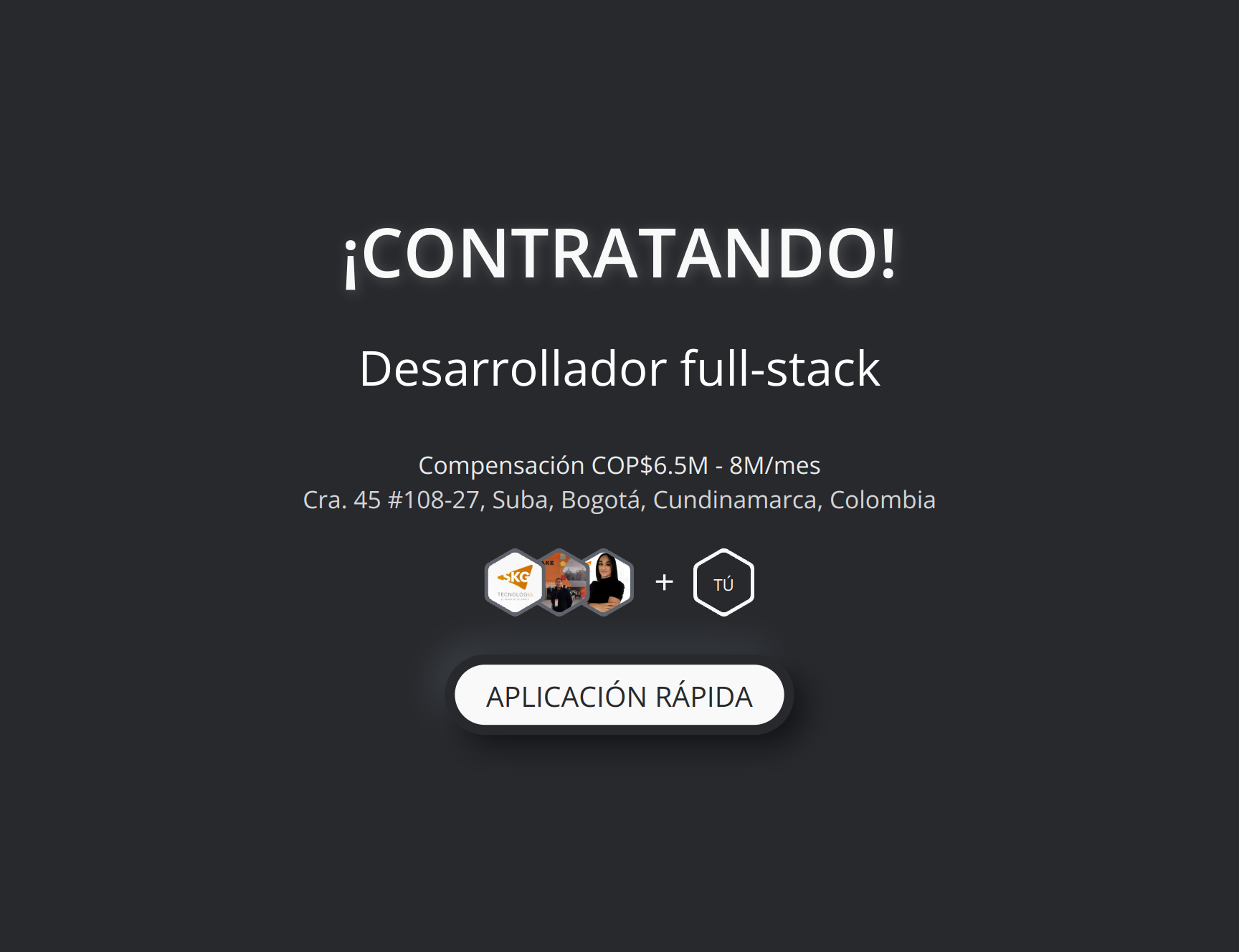 Desarrollador full-stack en SKG Tecnología | Torre