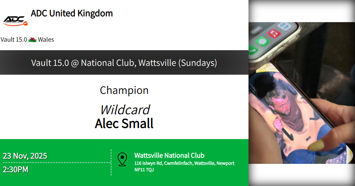 Vault 15.0 @ National Club, Wattsville (Sundays)