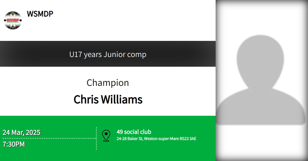 U17 years Junior comp