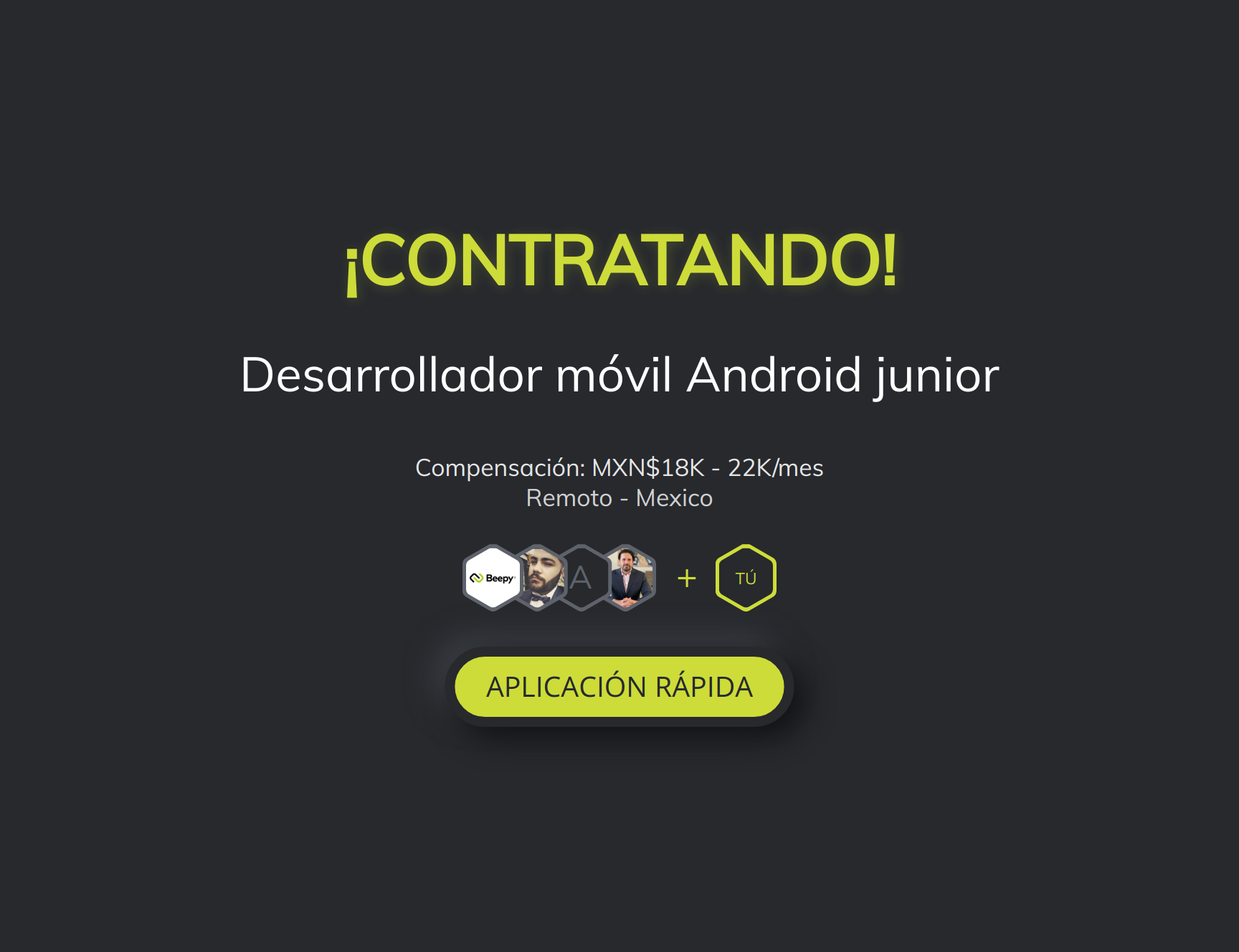 Desarrollador móvil Android junior en Beepy Share SAPI de CV | Torre