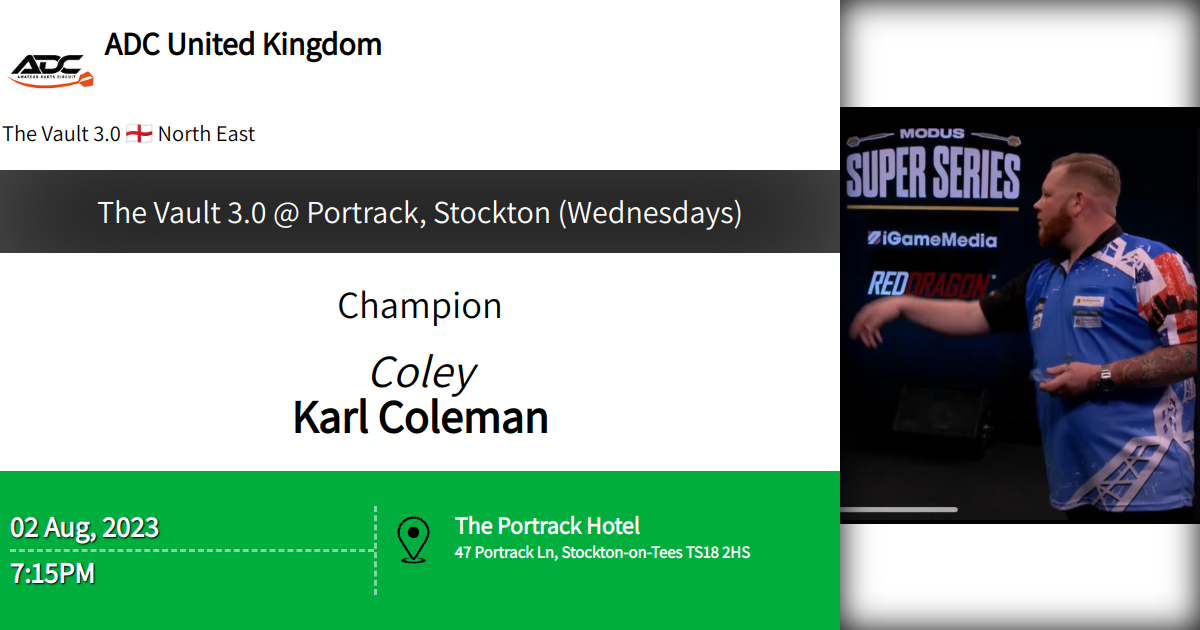 The Vault 3.0 @ Portrack, Stockton (Wednesdays)