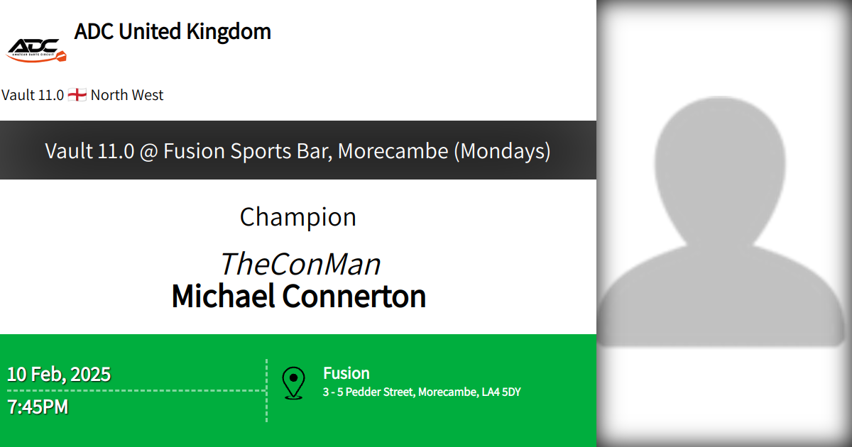 Vault 11.0 @ Fusion Sports Bar, Morecambe (Mondays)