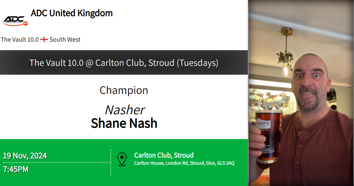 The Vault 10.0 @ Carlton Club, Stroud (Tuesdays)