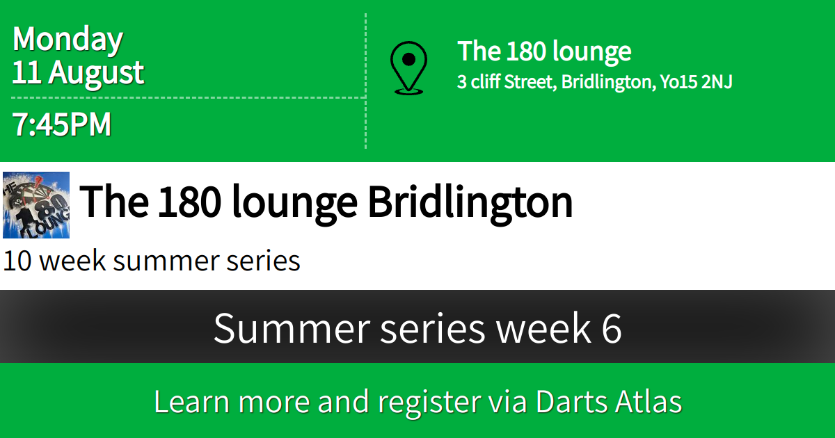 Summer series week 6