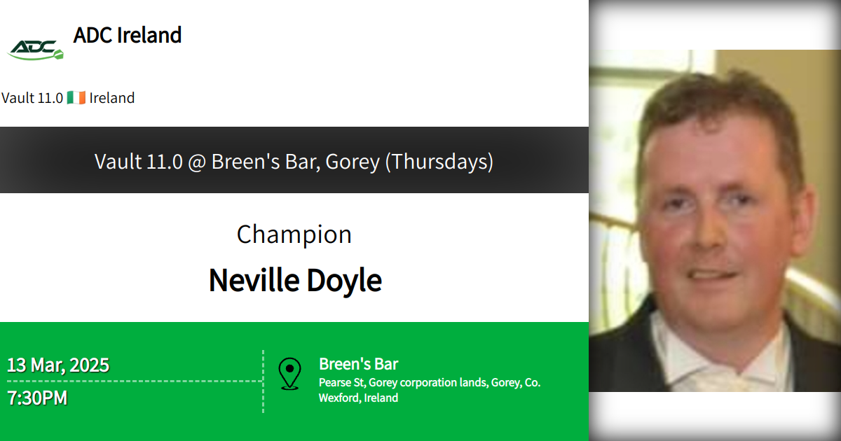 Vault 11.0 @ Breen's Bar, Gorey (Thursdays)