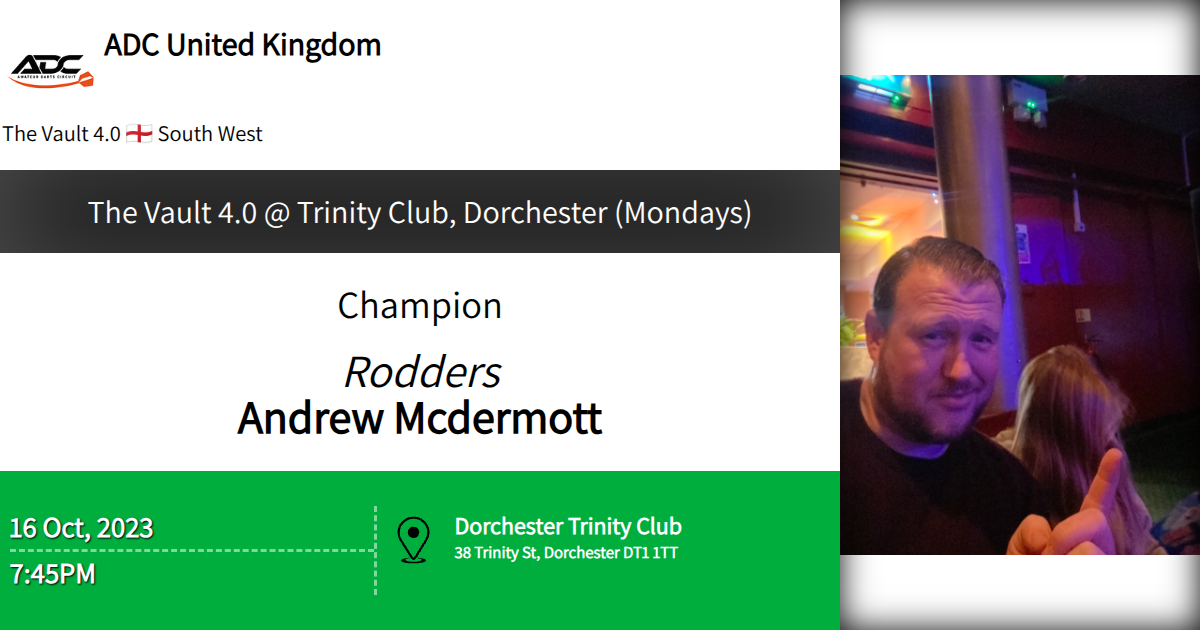 The Vault 4.0 @ Trinity Club, Dorchester (Mondays)