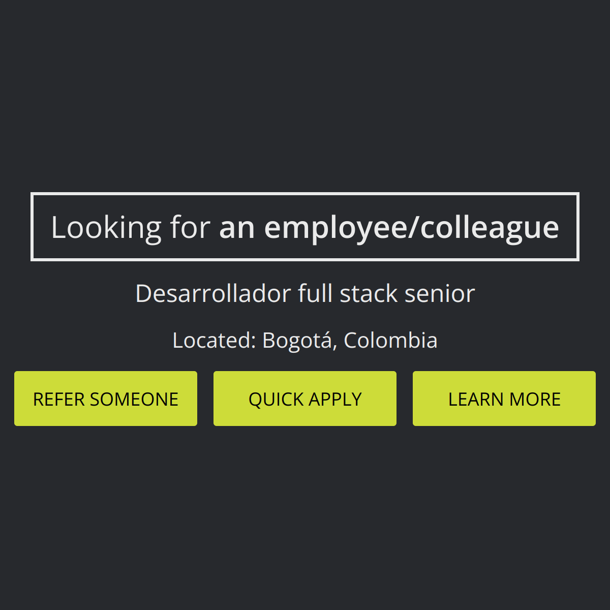 Desarrollador full stack senior at GML Software | Torre