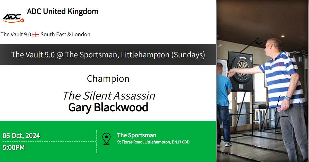 The Vault 9.0 @ The Sportsman, Littlehampton (Sundays)