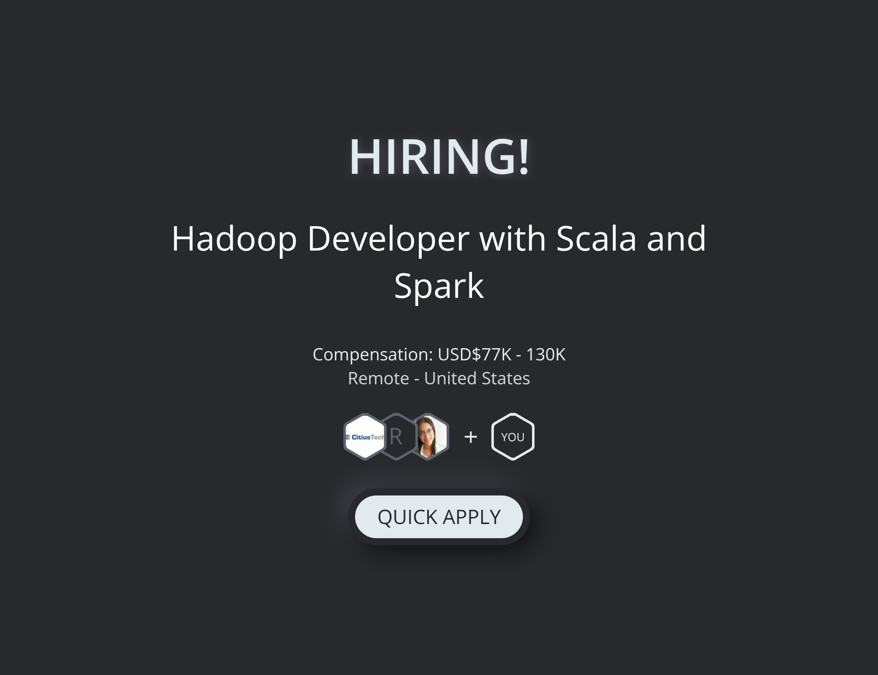 Hadoop Developer with Scala and Spark at CitiusTech | Torre