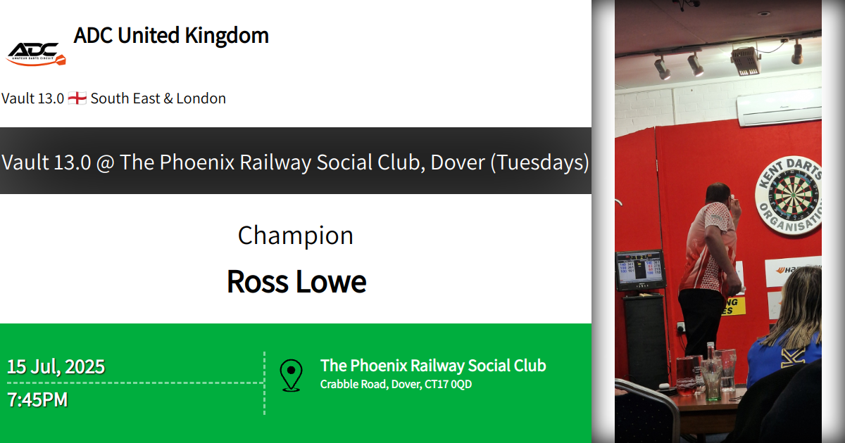 Vault 13.0 @ The Phoenix Railway Social Club, Dover (Tuesdays)