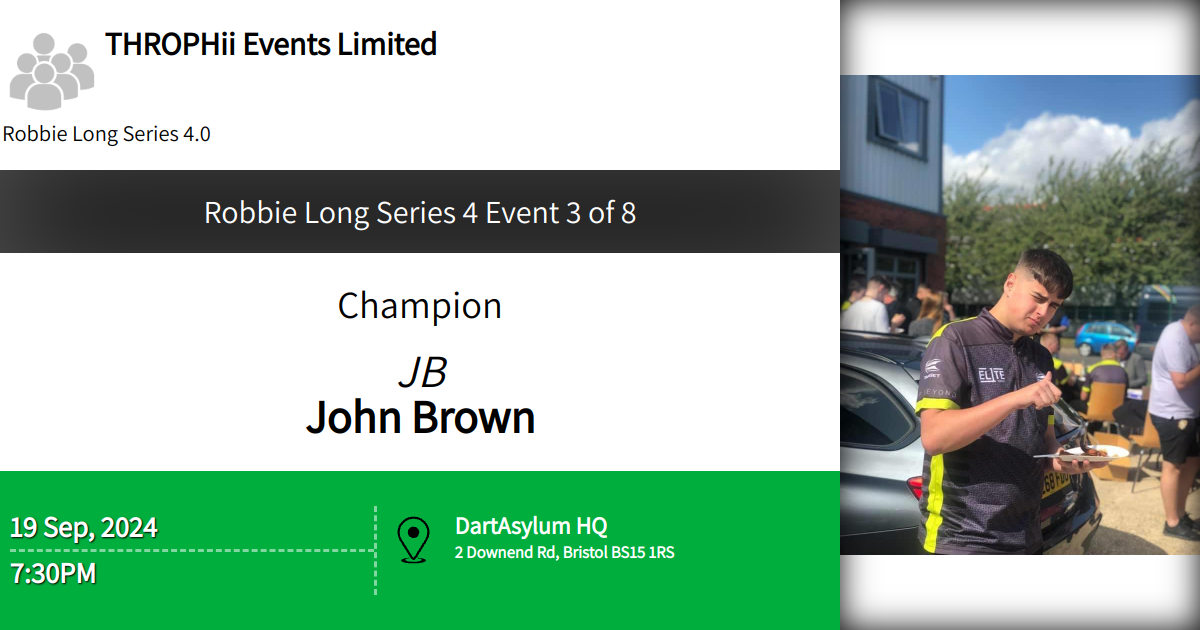 Robbie Long Series 4 Event 3 of 8