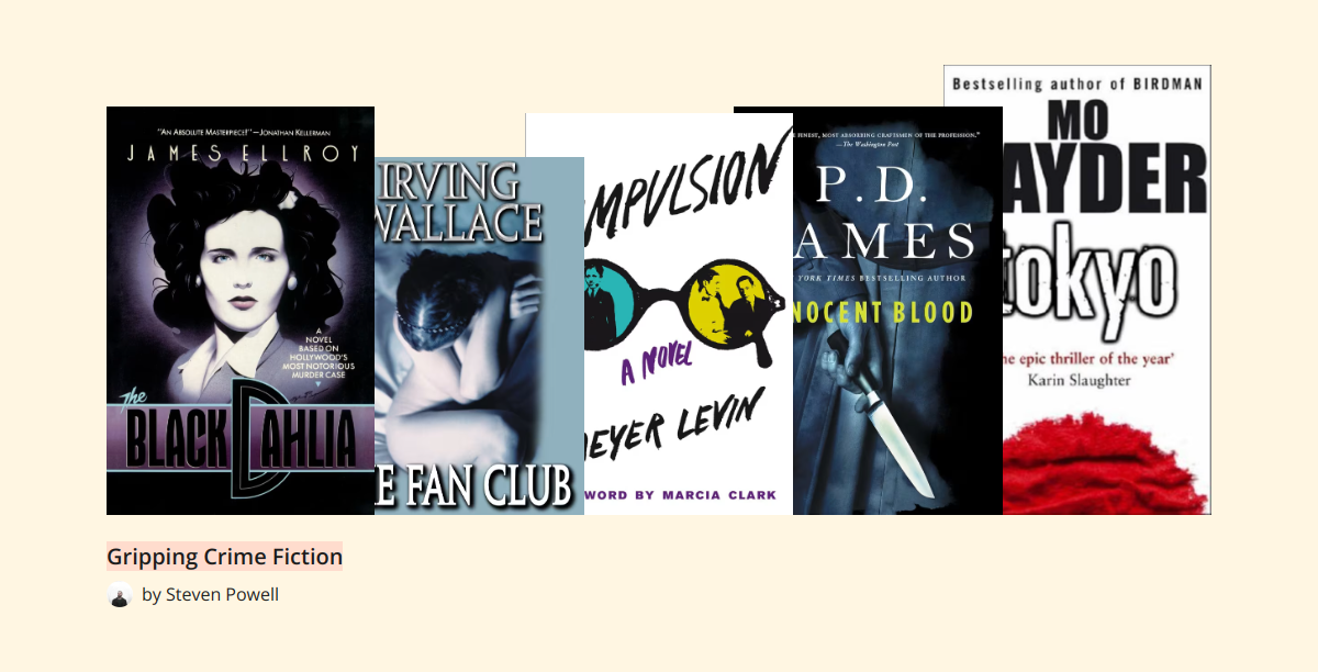 Gripping Crime Fiction | Booklisti