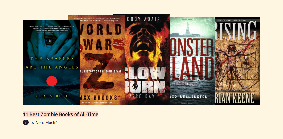 11 Best Zombie Books of All-Time | Booklisti