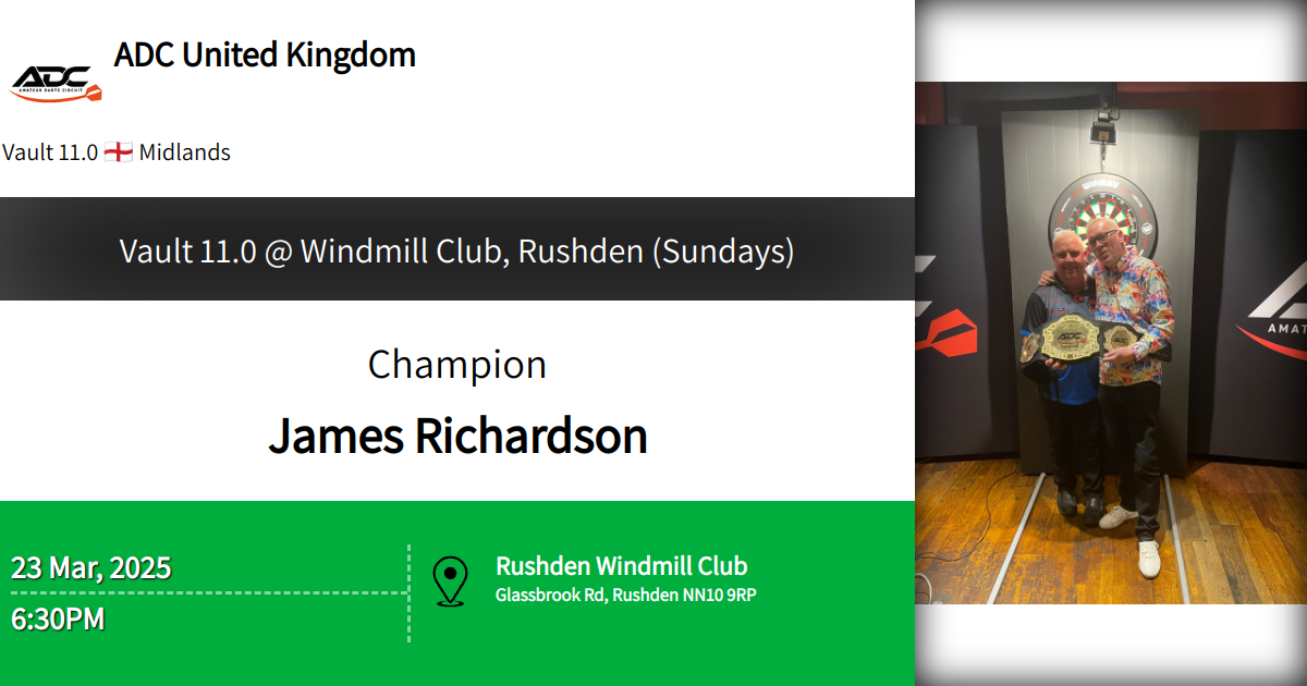 Vault 11.0 @ Windmill Club, Rushden (Sundays)