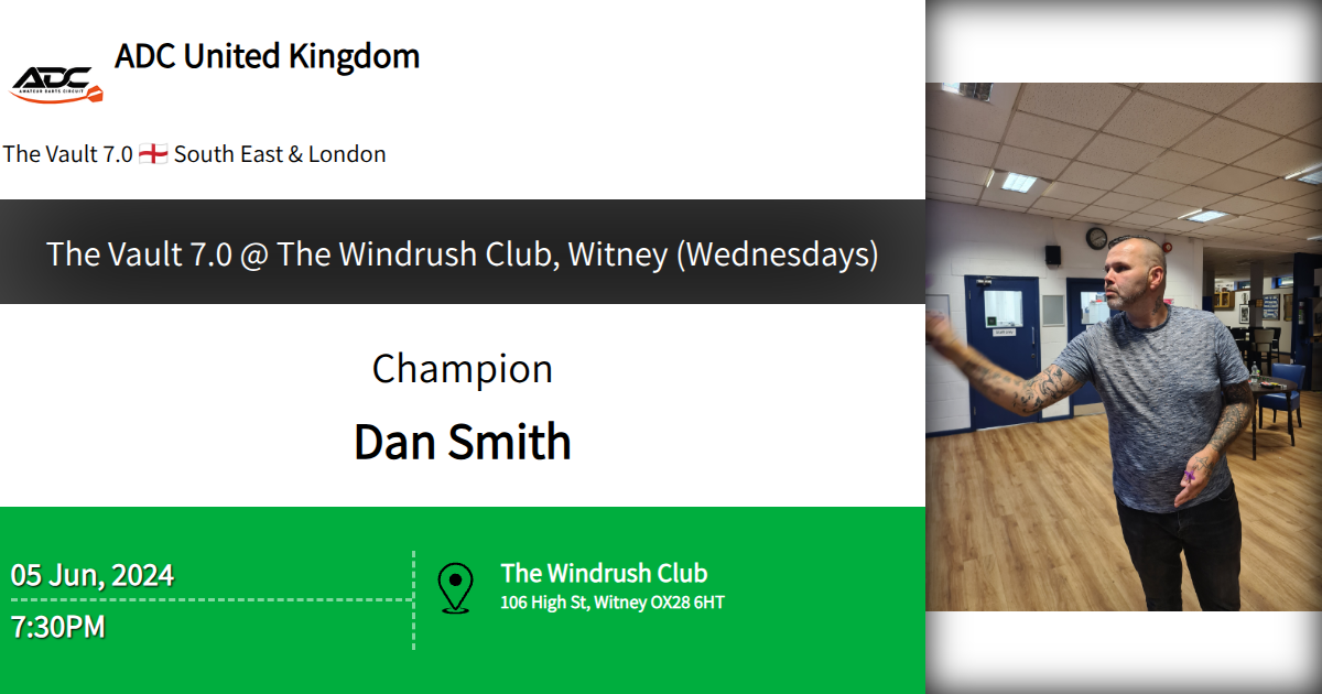 The Vault 7.0 @ The Windrush Club, Witney (Wednesdays)