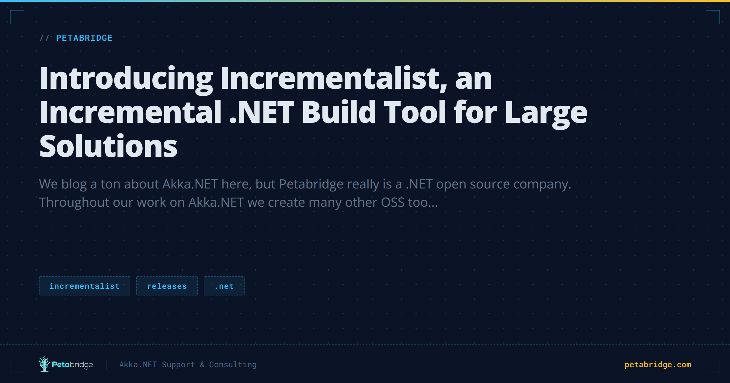Introducing Incrementalist, an Incremental .NET Build Tool for Large ...