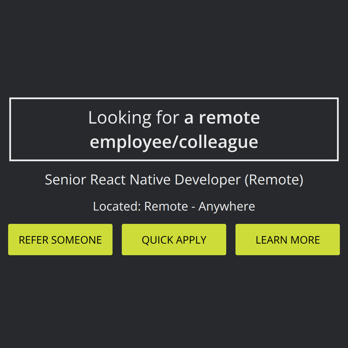 Senior React Native Developer (Remote) at Mattermost | Torre