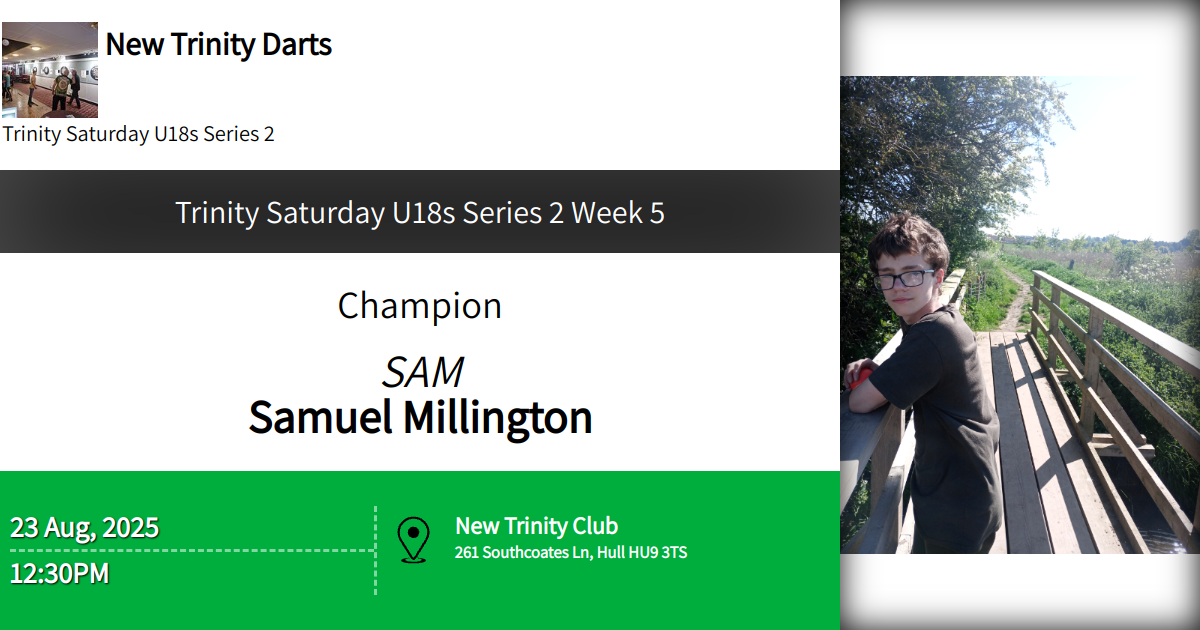 Trinity Saturday U18s Series 2 Week 5