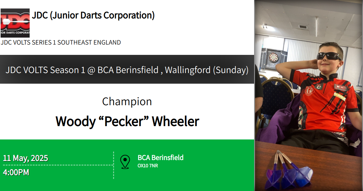 JDC VOLTS Season 1 @ BCA Berinsfield , Wallingford (Sunday)