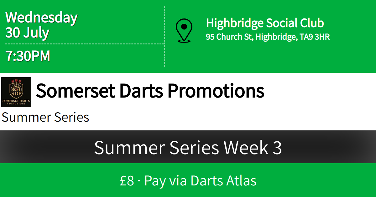 Summer Series Week 3