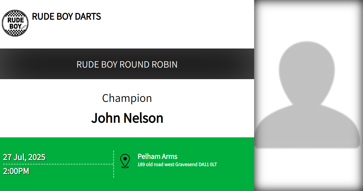 RUDE BOY ROUND ROBIN