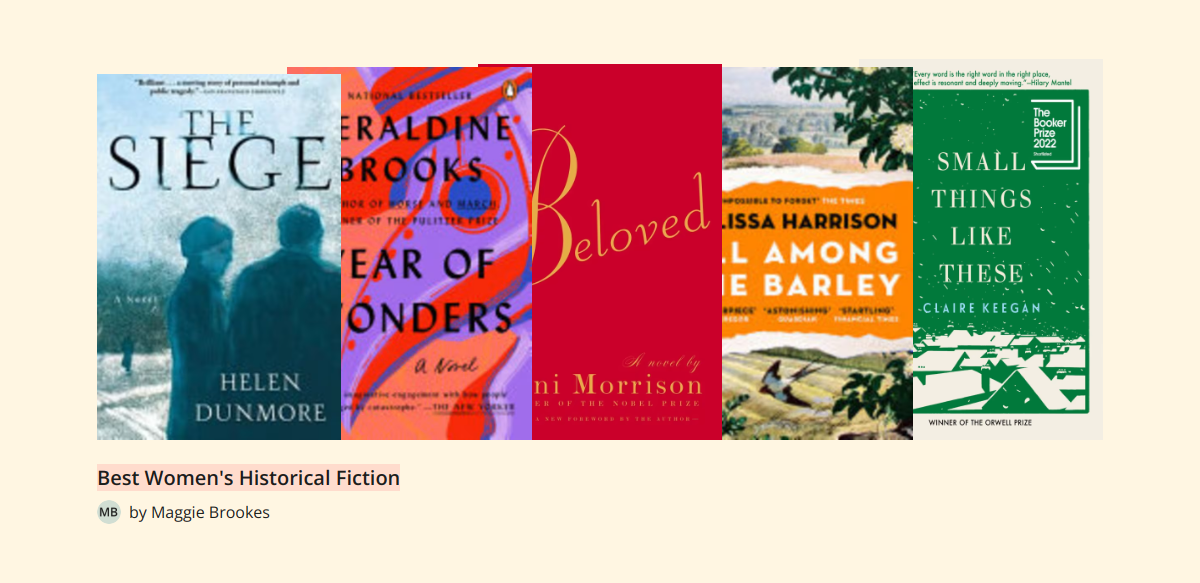 Best Women's Historical Fiction | Booklisti