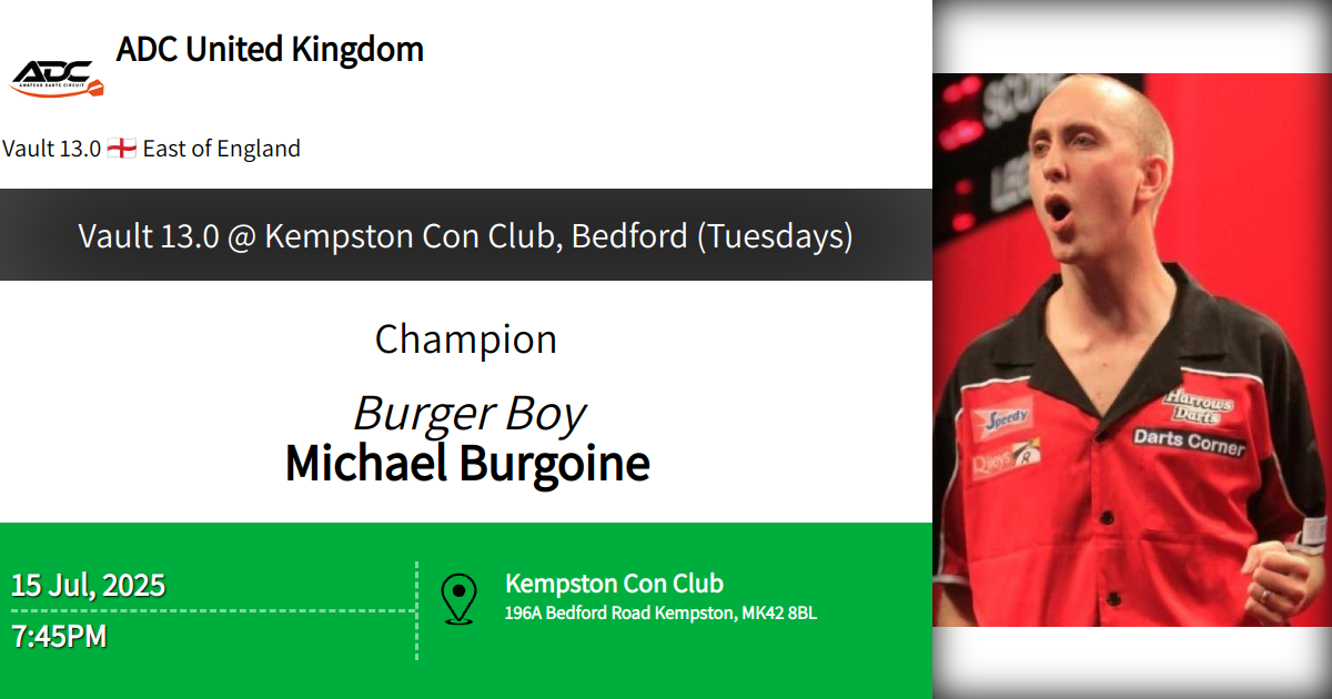 Vault 13.0 @ Kempston Con Club, Bedford (Tuesdays)