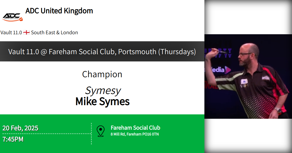 Vault 11.0 @ Fareham Social Club, Portsmouth (Thursdays)