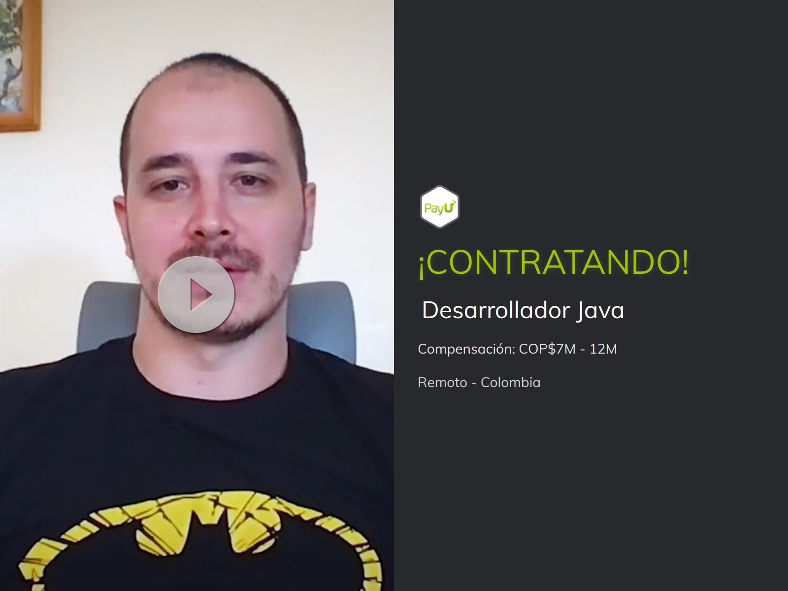 Desarrollador Java en PayU Latam | Torre