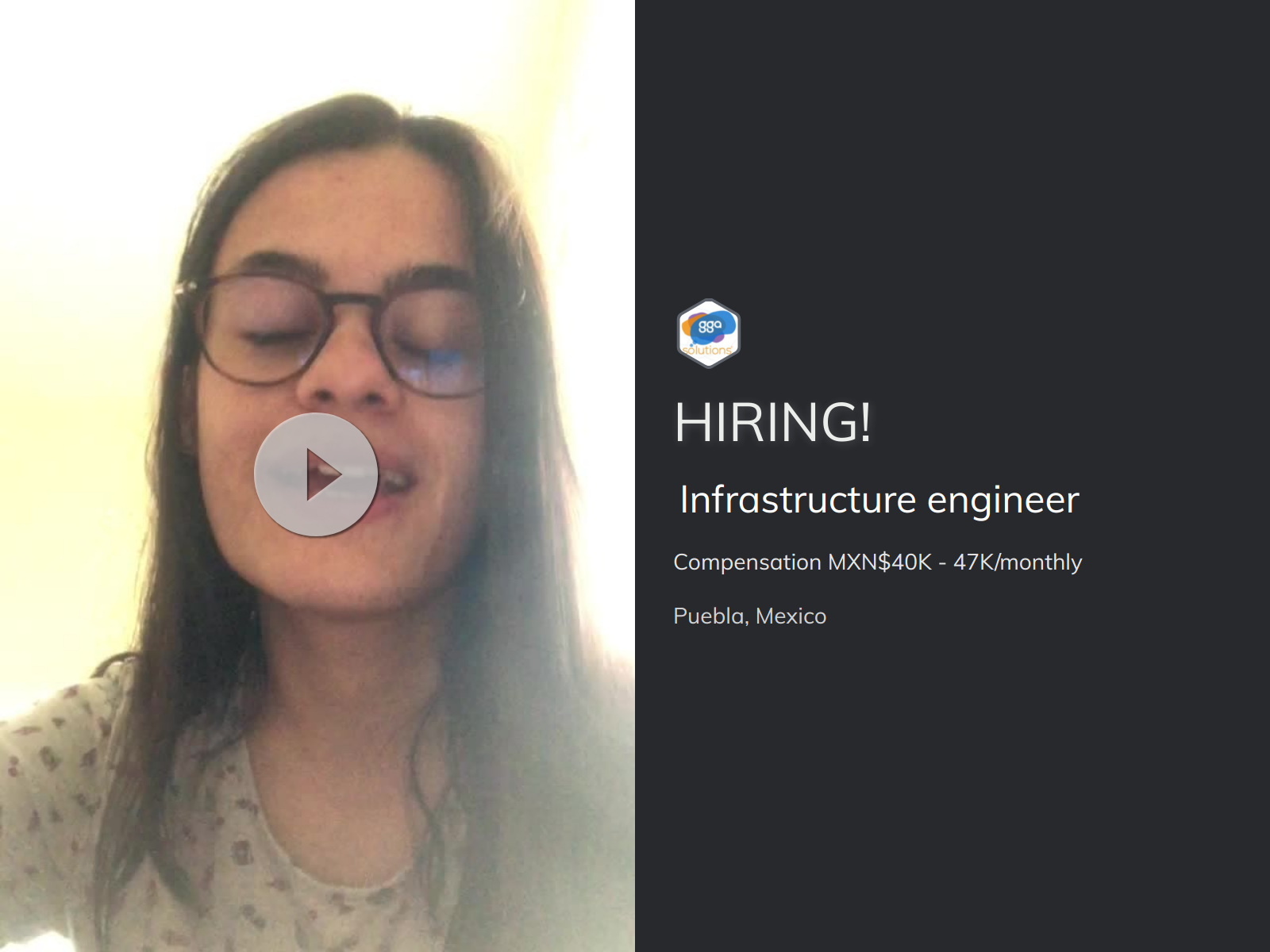 Infrastructure engineer at GGA Solutions | Torre