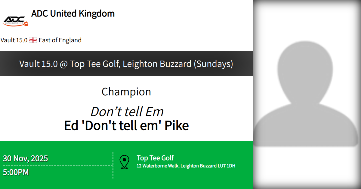 Vault 15.0 @ Top Tee Golf, Leighton Buzzard (Sundays)