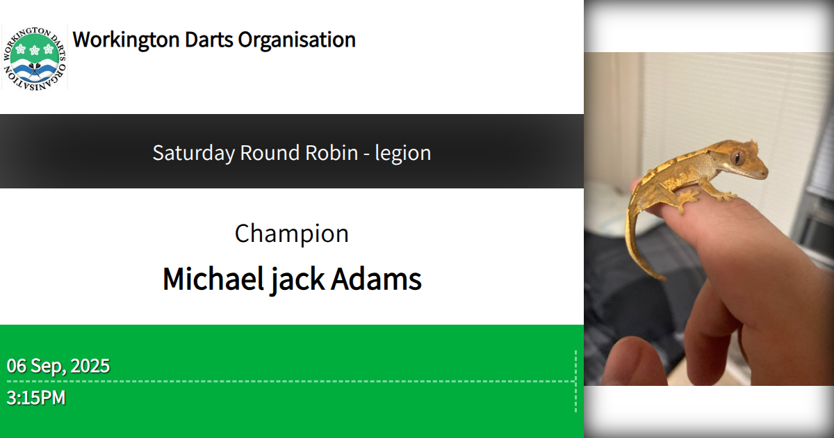 Saturday Round Robin - legion