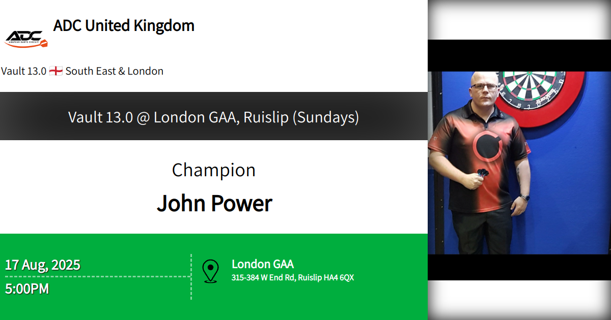 Vault 13.0 @ London GAA, Ruislip (Sundays)