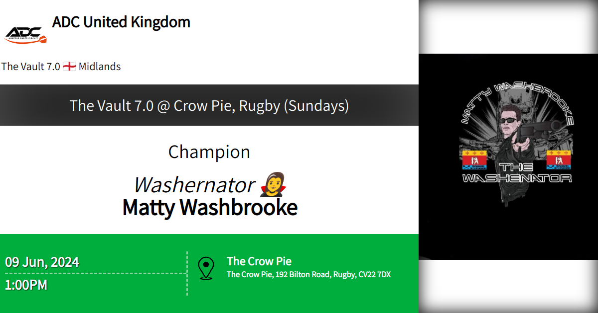 The Vault 7.0 @ Crow Pie, Rugby (Sundays)