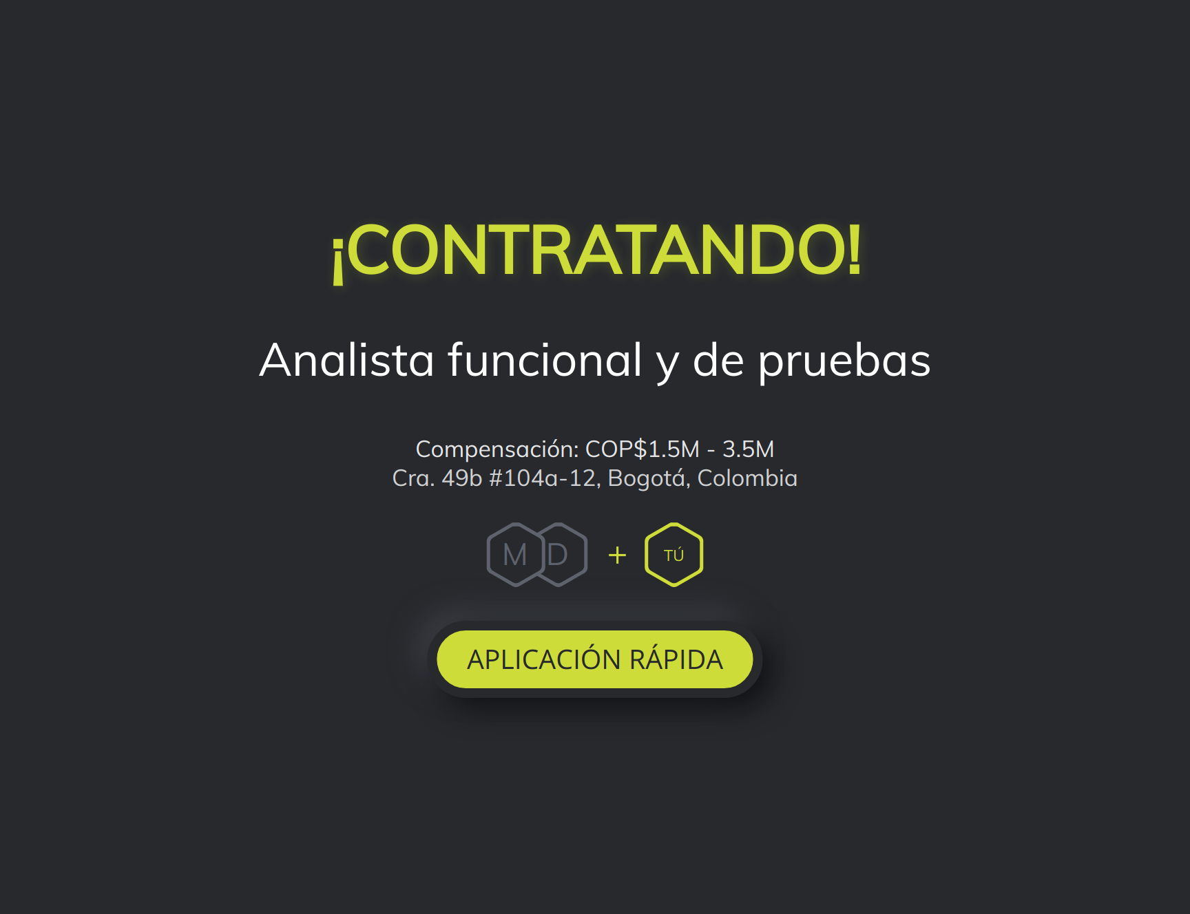 Analista funcional y de pruebas en Modusoftware | Torre