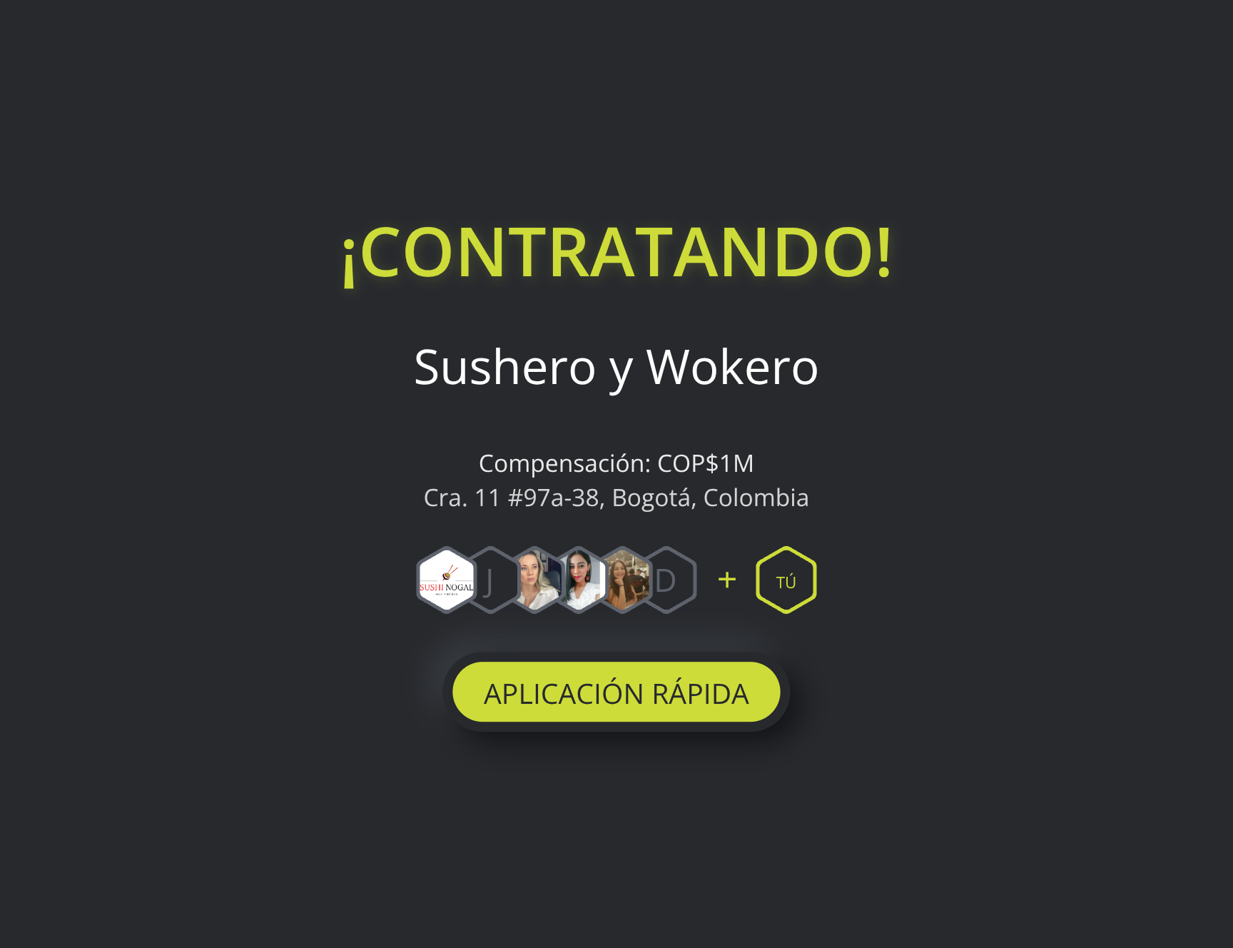 Sushero y Wokero en Sushi Nogal | Torre