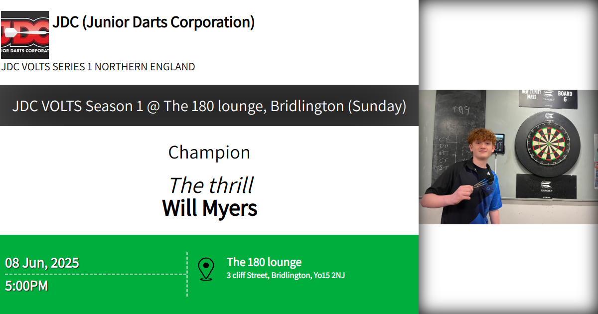 JDC VOLTS Season 1 @ The 180 lounge, Bridlington (Sunday)
