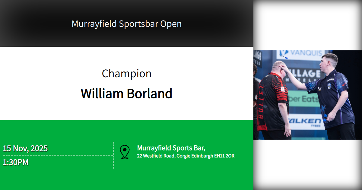 Murrayfield Sportsbar Open