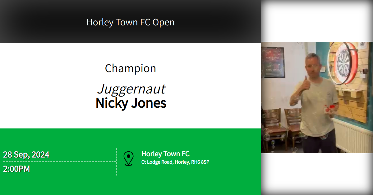 Horley Town FC Open