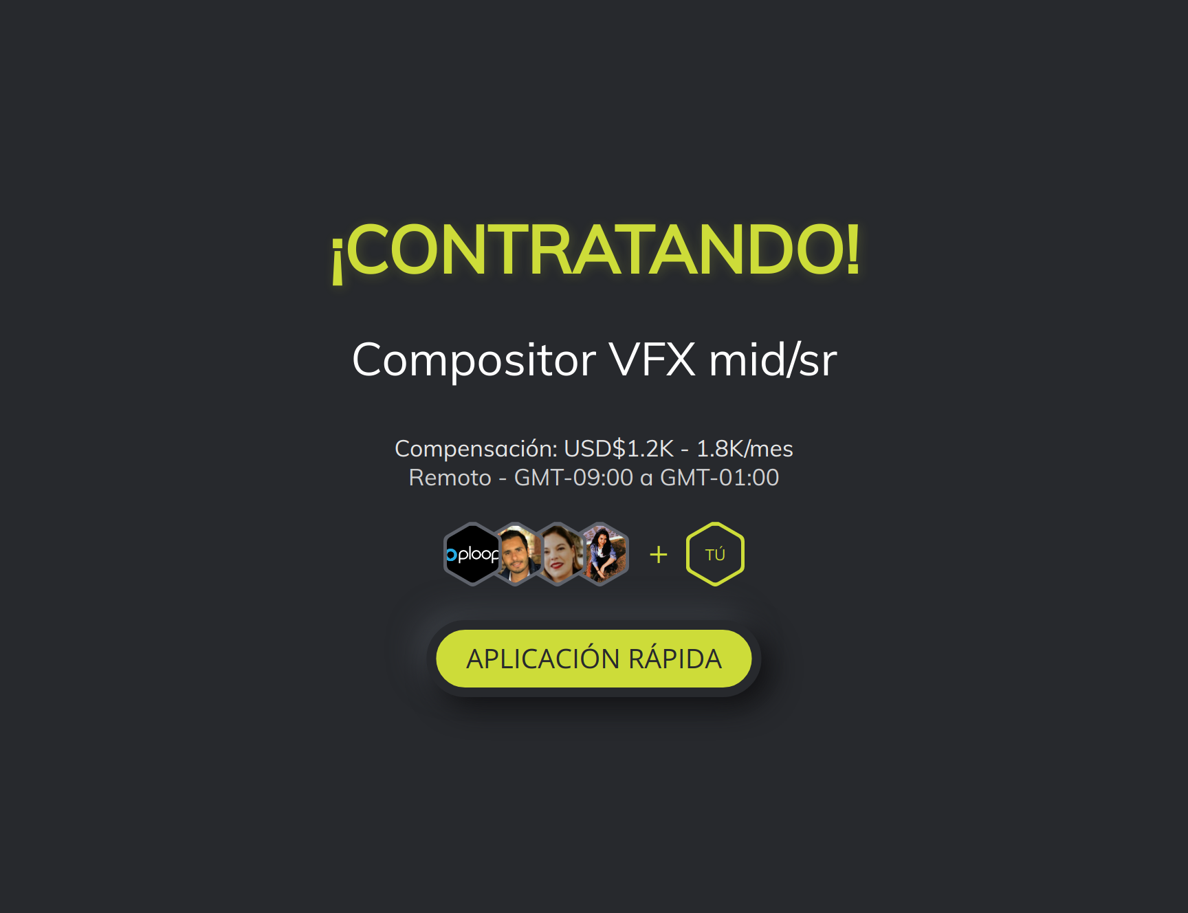 Compositor VFX mid/sr en Ploop VFX Studios | Torre