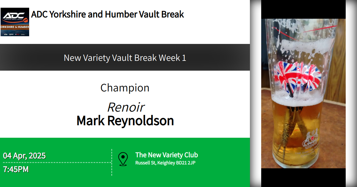 New Variety Vault Break Week 1